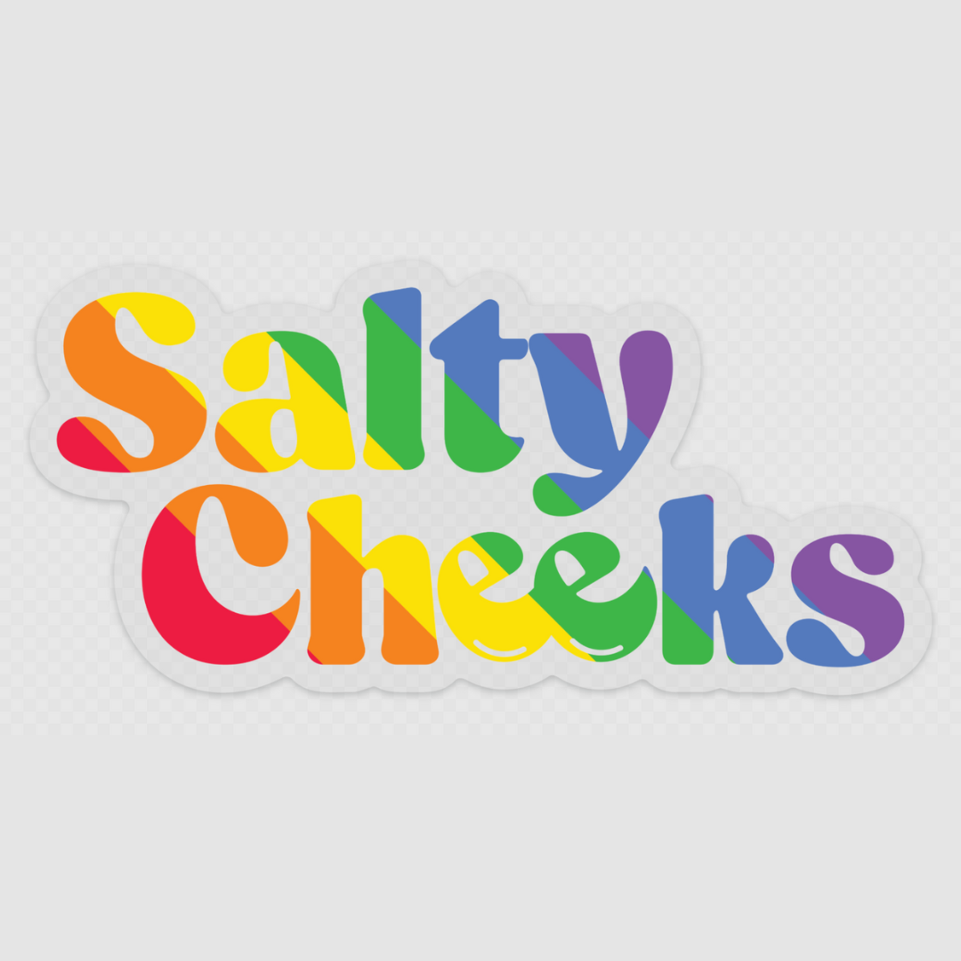 Boat Sticker - Rainbow – Salty Cheeks